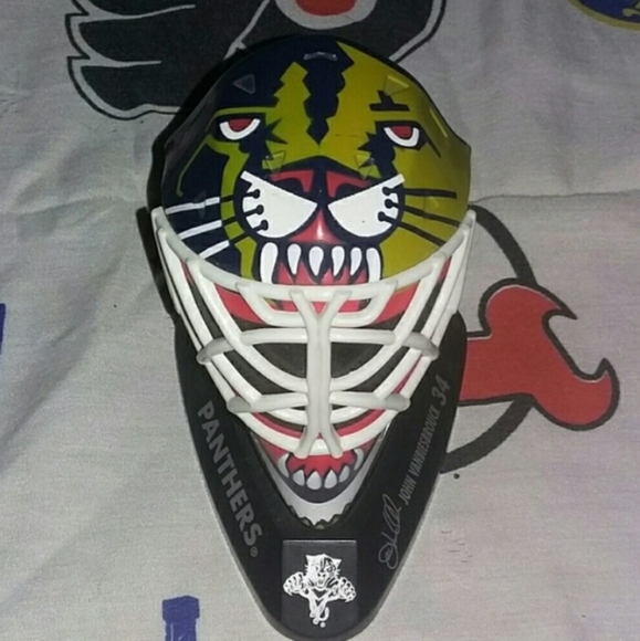NHL | Other | 998 Florida Panthers Vanbiesbrouck Vintage Goalie Mask ...
